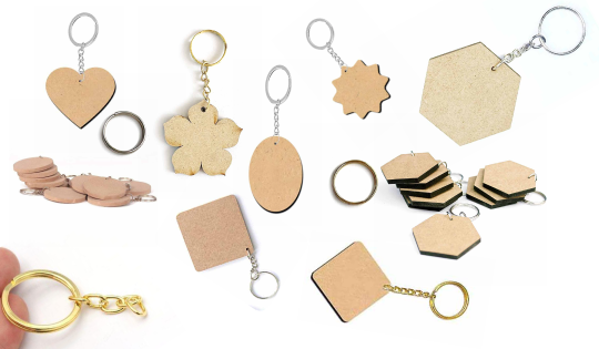 MDF Keychains: Personalize Your Keys with Custom Designs – Adikala ...