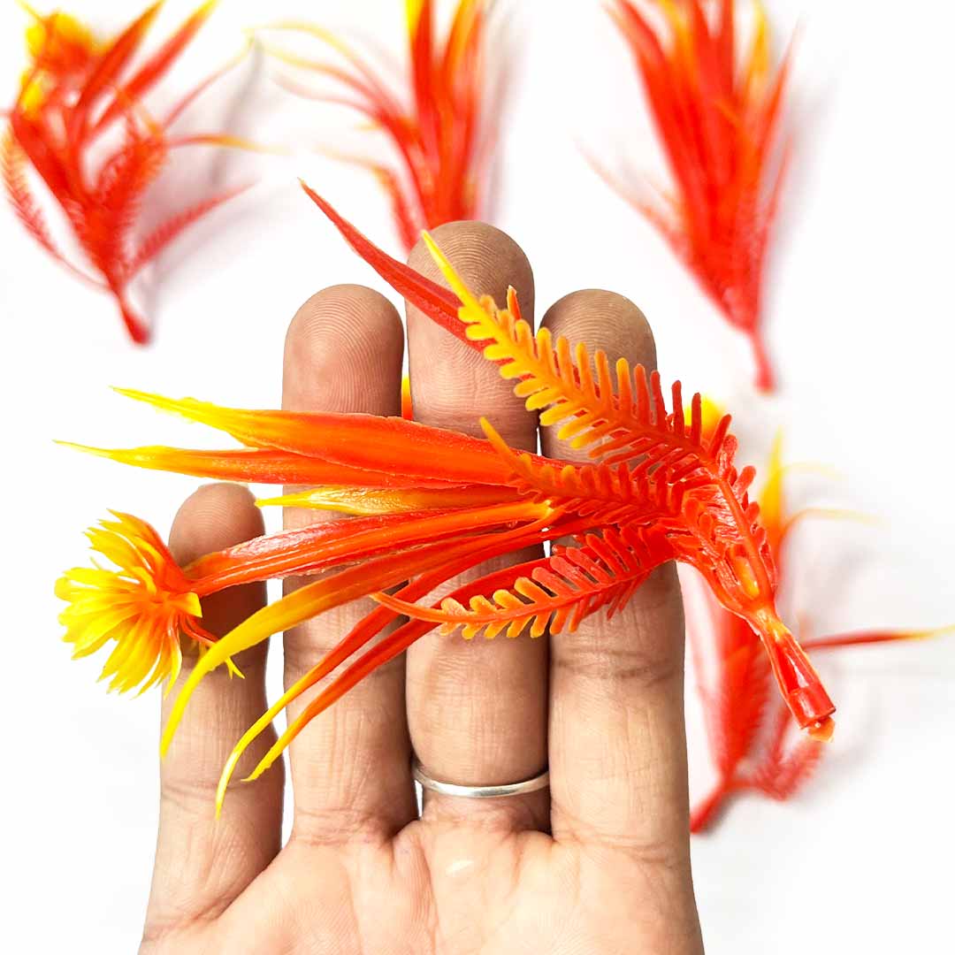 Red & Yellow Color Leaf Filler Set Of 12 – Adikala - Craft Store