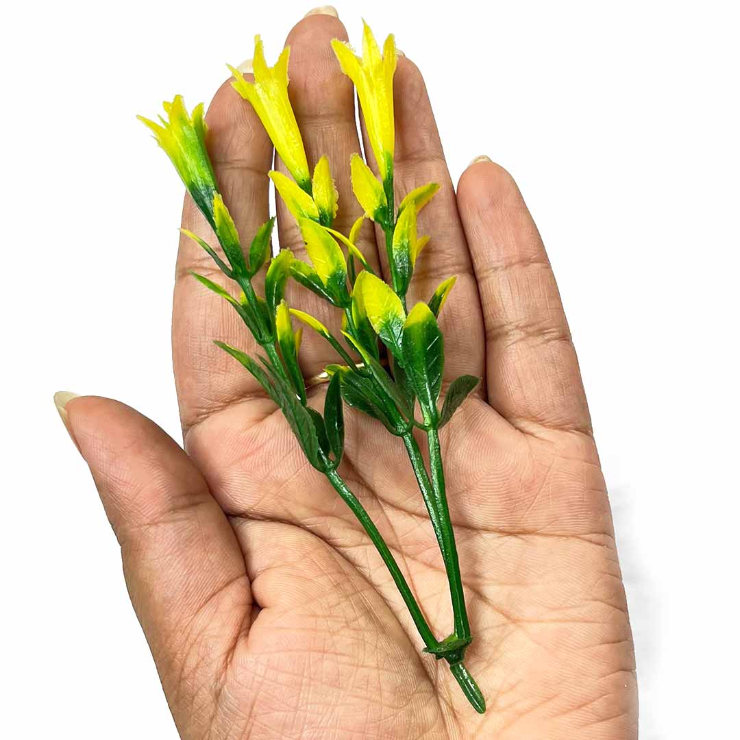 3 Stems Green Color Flower Leaf Filler Pack Of 12 – Adikala - Craft Store