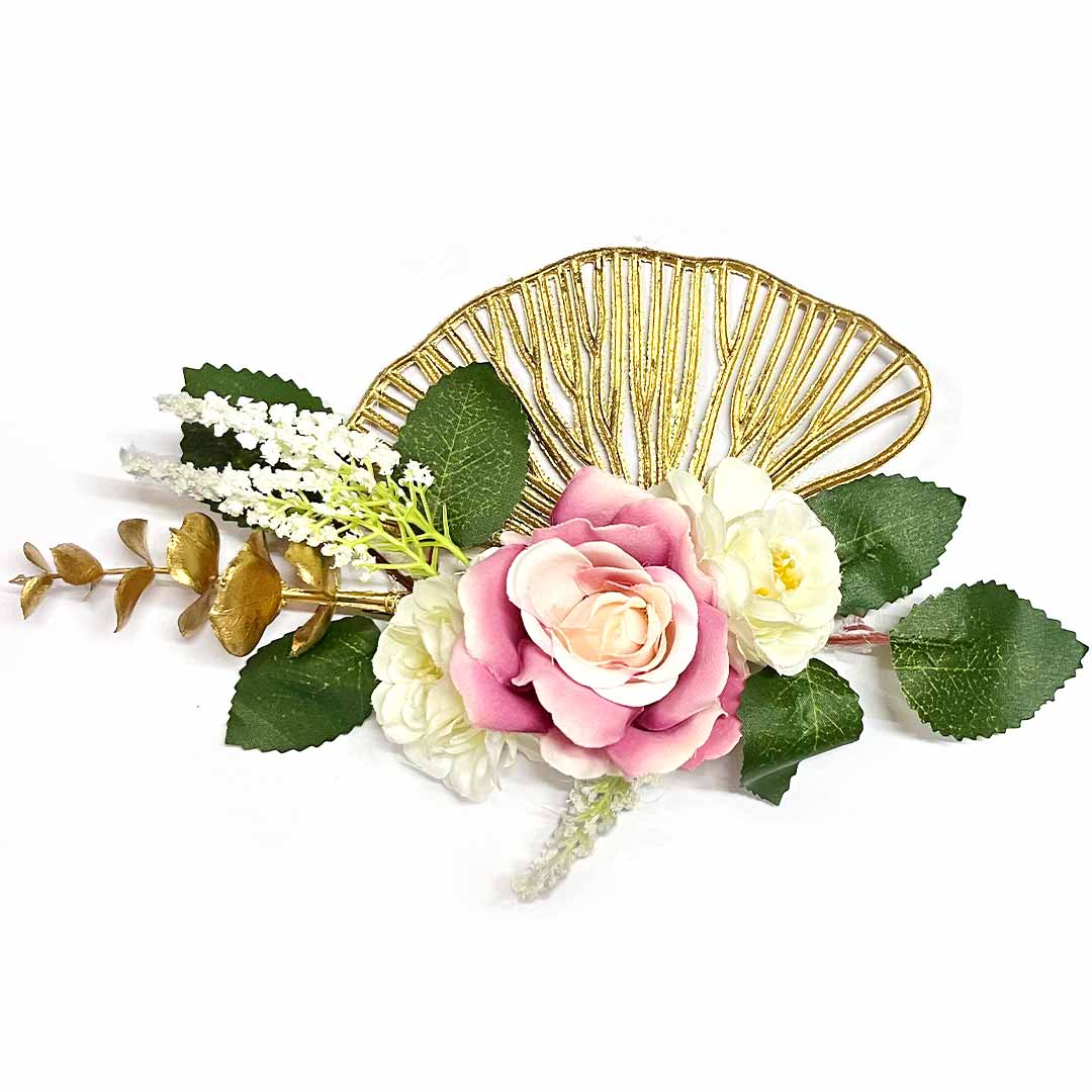 Big Size Pyazi pink Color Flower Bunch Pack Of 2 – Adikala - Craft Store