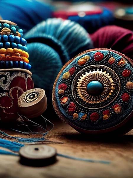 Embellished Fancy Buttons for Ethnic Wear & DIY Art Craft Projects ...