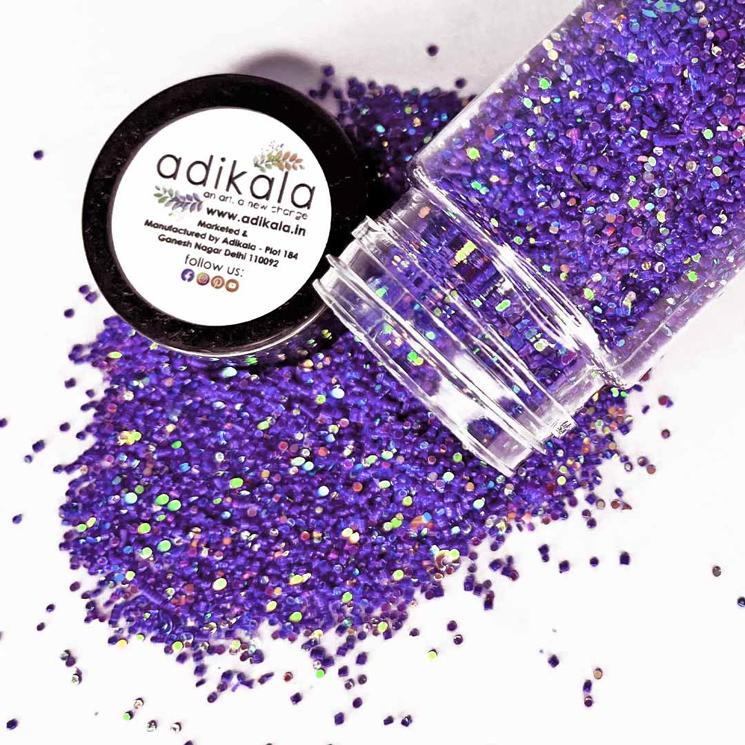 Purple Color Glitter – Adikala - Craft Store