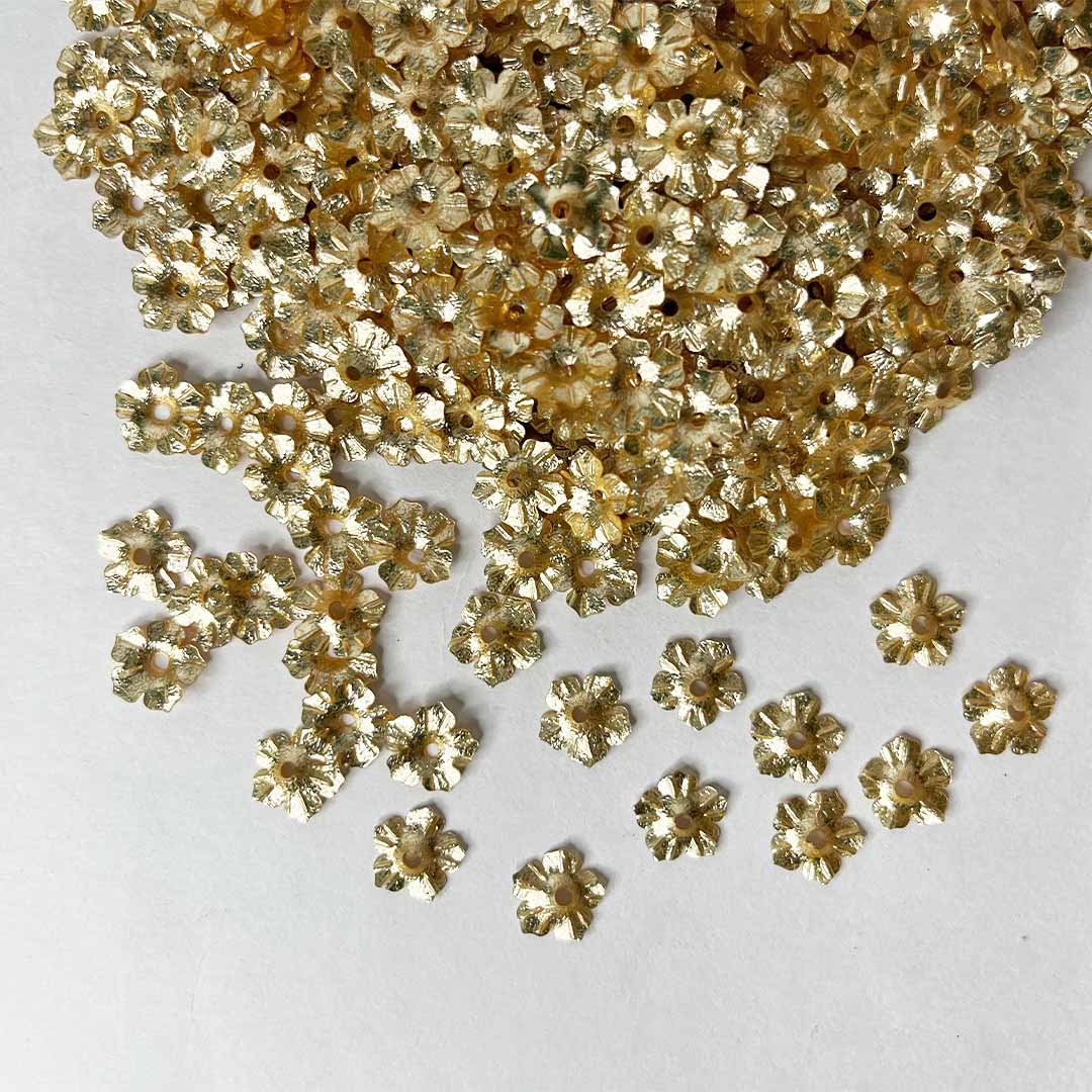 Golden Flower Shape Sequins & Shakers – Adikala - Craft Store