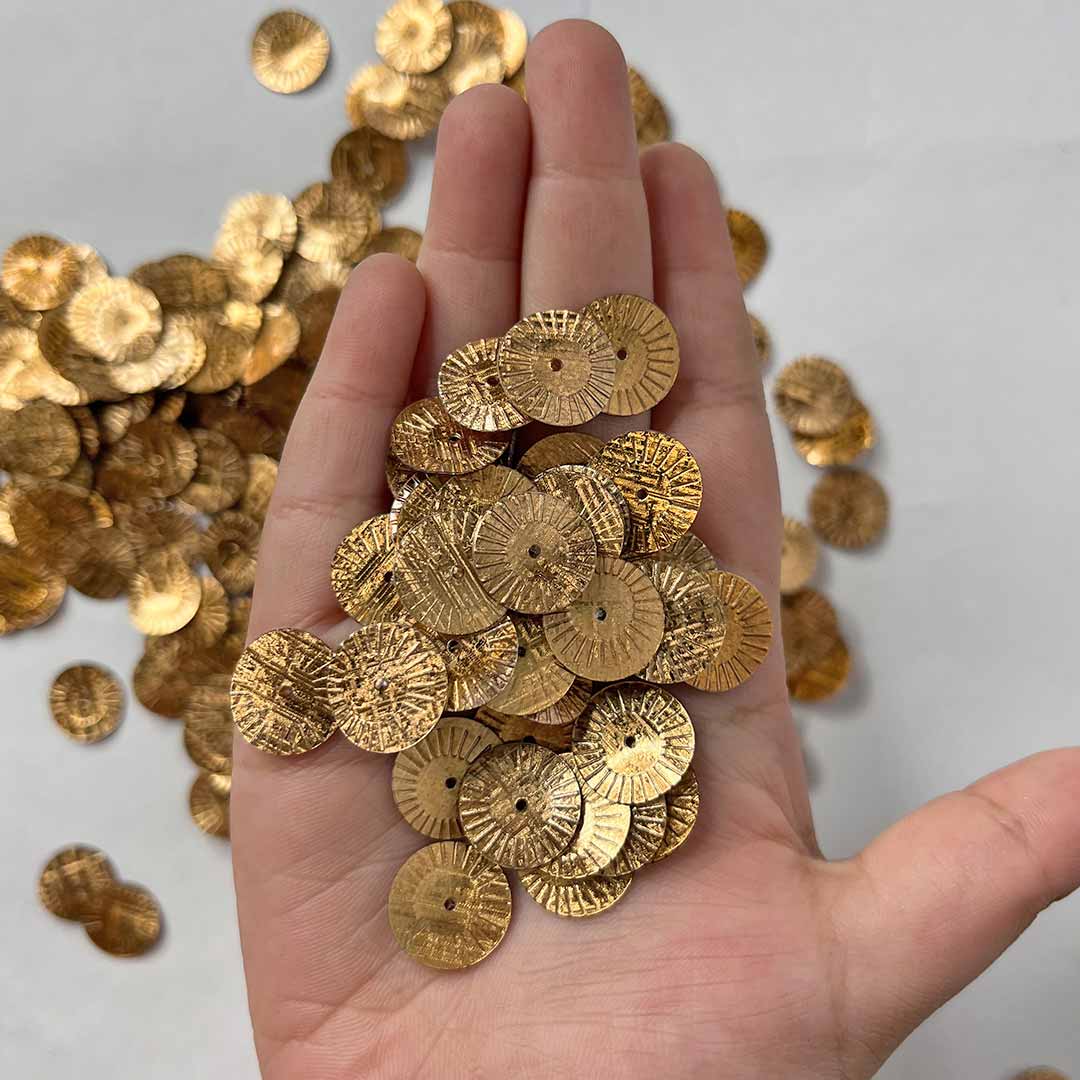 Golden Round Shape Sequins & Shakers – Adikala - Craft Store