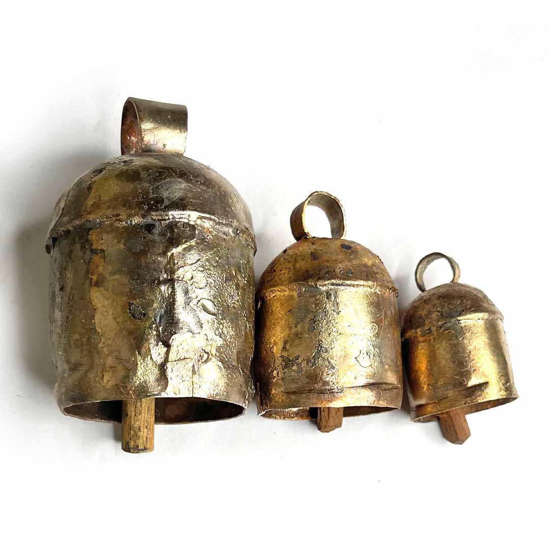 Kutch Copper Bells Pack of 3 – Adikala - Craft Store