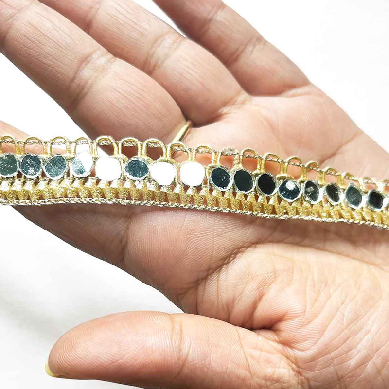 Golden Zari & Original Mirror Lace – Adikala - Craft Store