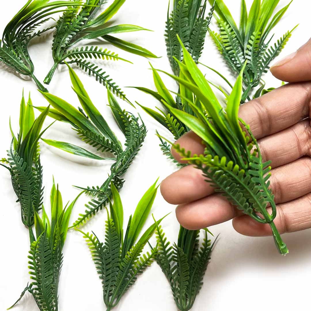 Green Color Leaf Filler Pack Of 12 – Adikala - Craft Store