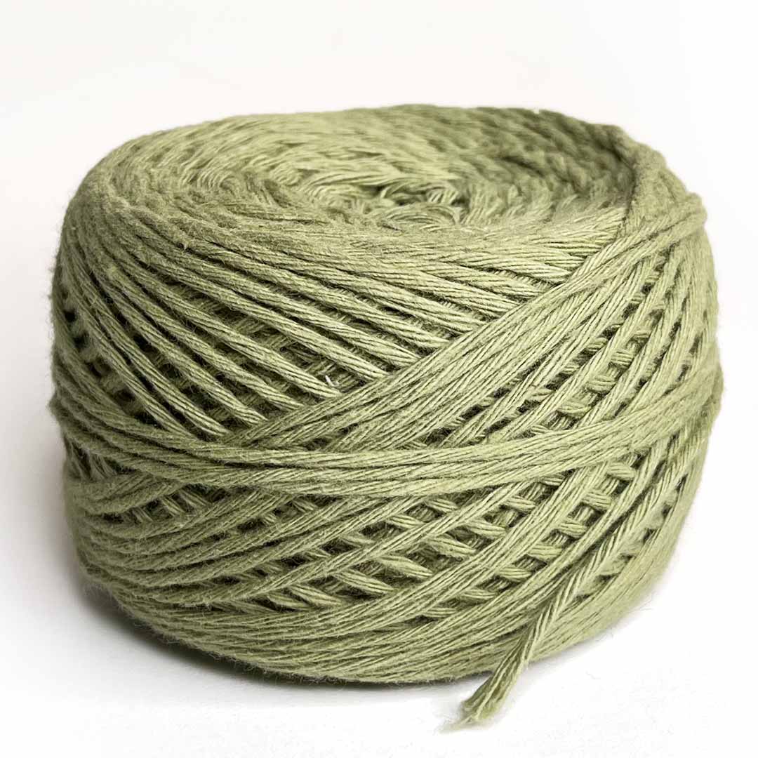 Pista Green Color 8 PLY Cotton Crochet Thread Balls for Weaving and Cr ...